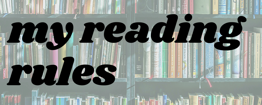my reading rules – Kate Spofford, author